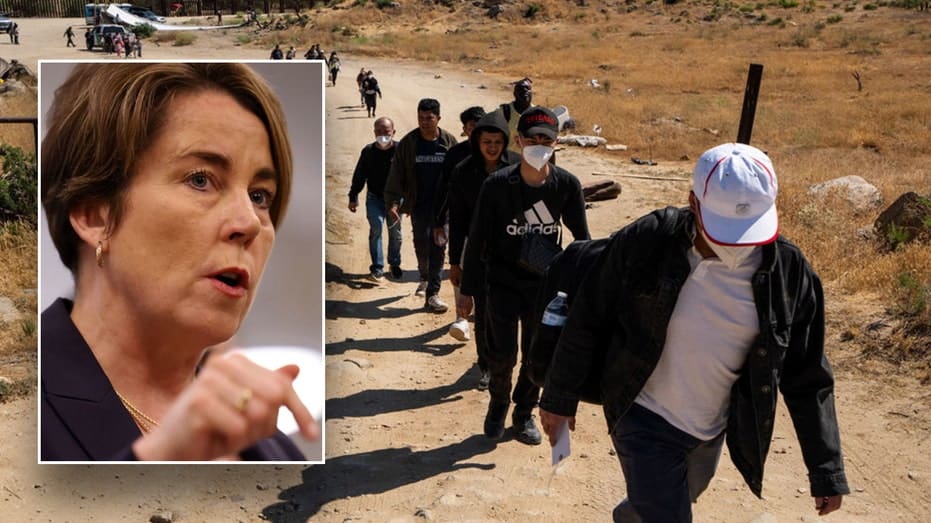 Dem gov who vows to fight Trump border enforcement outraged by migrant ...